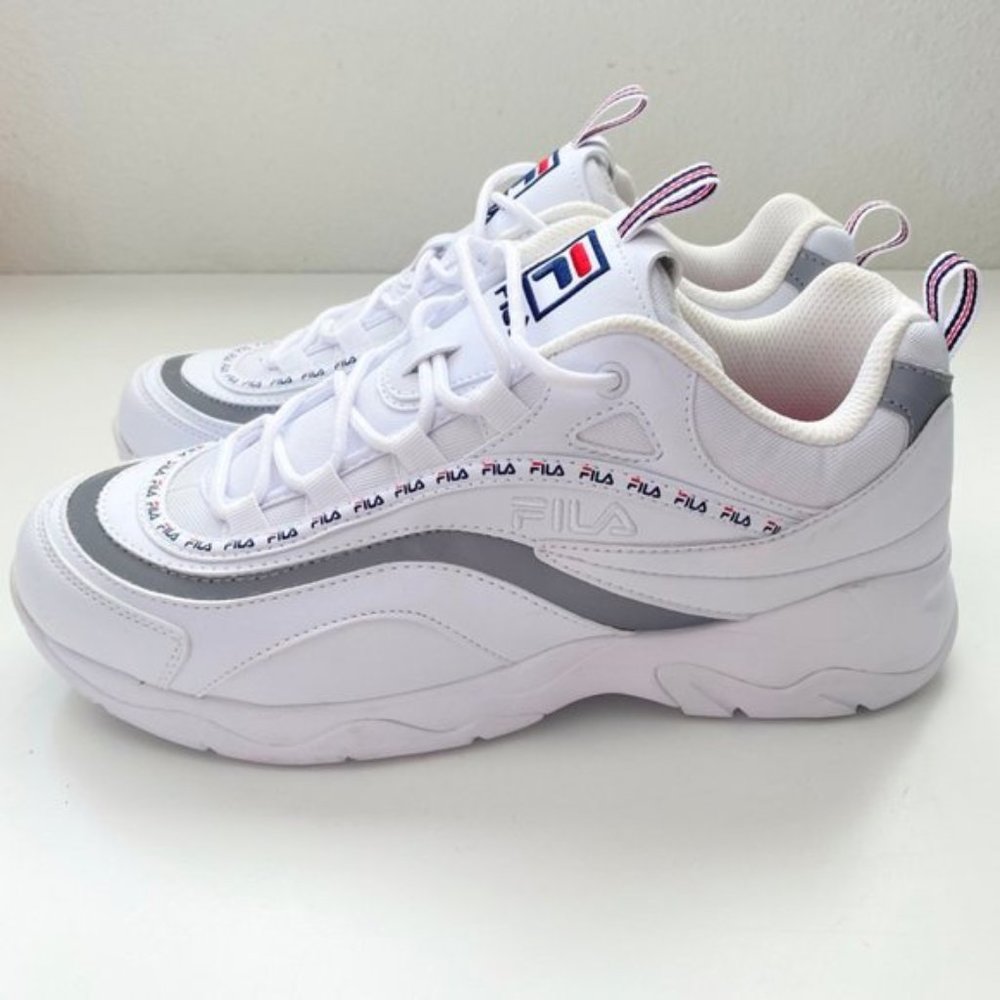 Fila Ray Sneakers Small Logo With Reflective Lines - Gem